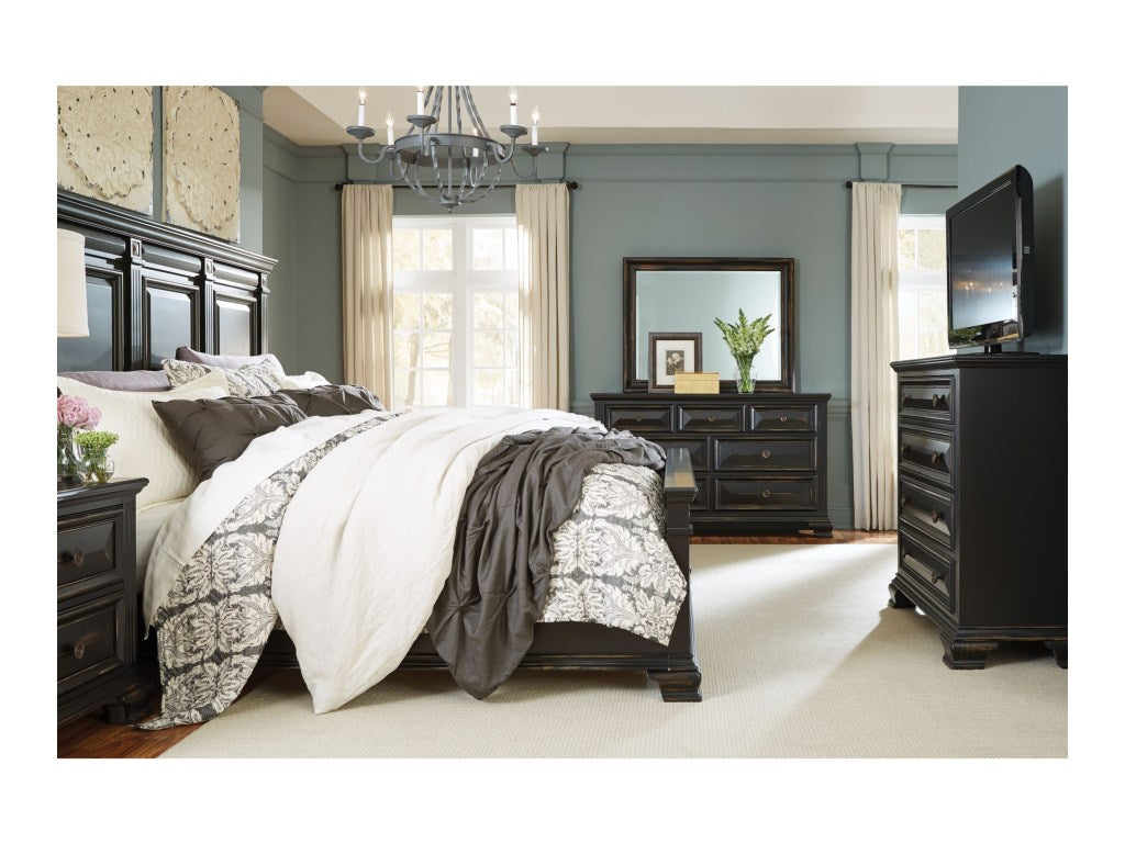 Passages 3 PC Collection Bed Dresser Mirror Khemlani Mart