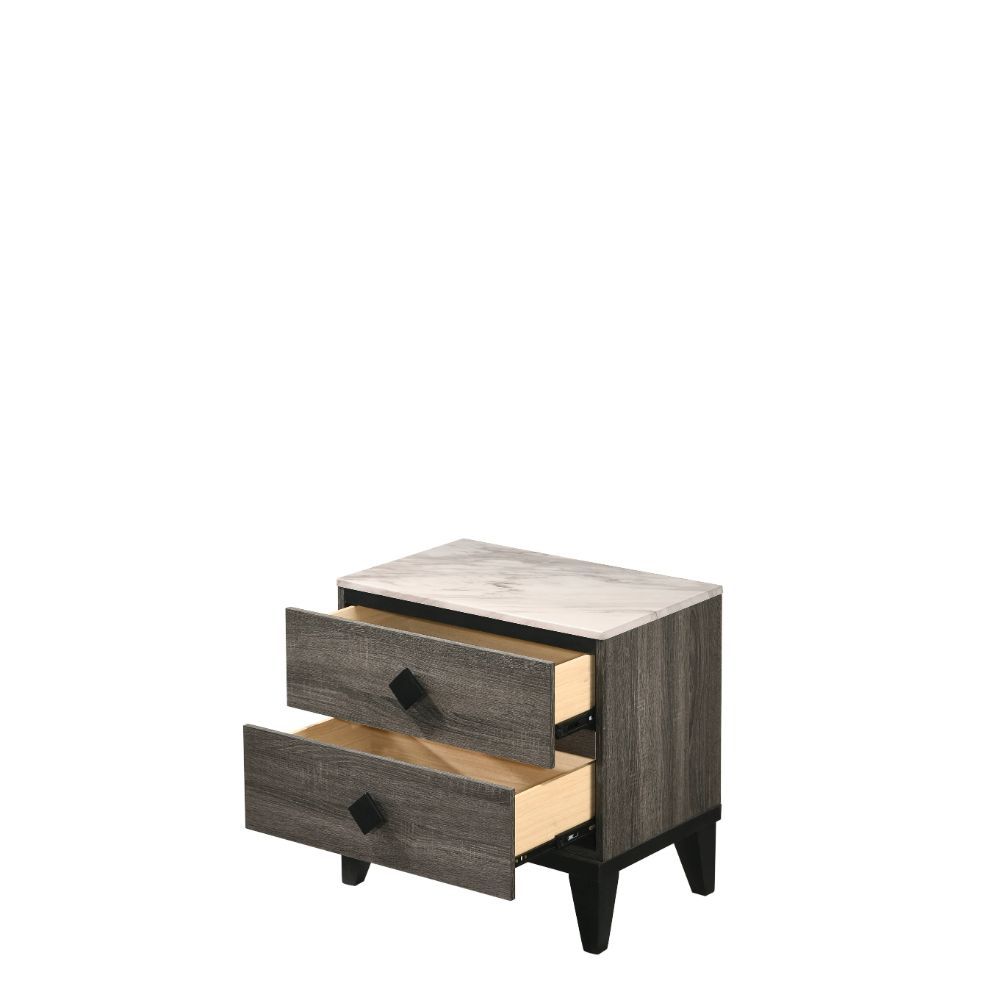 Avalon Nightstand - Grey – Khemlani Mart